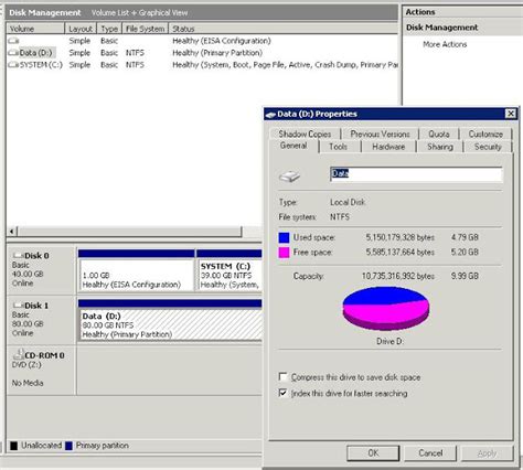 Diskmgmt Shows The Increased Space However The Drive Is Not Showing As Extended System Admin