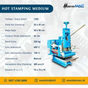 Cara Menggunakan Mesin Hot Stamping Foil Monster Mac