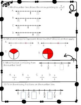 Fractions On A Number Line Quiz By And All That Jazz TPT
