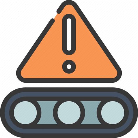 Assembly Line Error Industry Industrial Warning Icon Download On Iconfinder