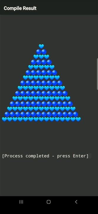 How To Make Triangle Pattern Coding C Coding Pattern Design