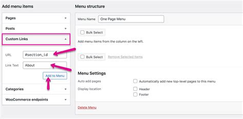 How To Create A Sticky Header With A One Page Menu In Elementor