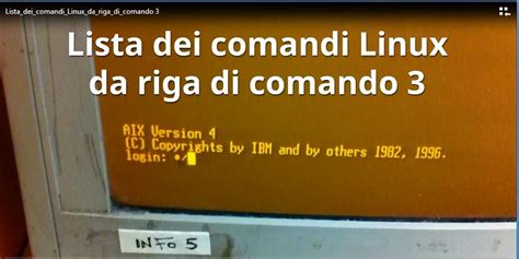 Linux Lista Comandi Linux Da Riga Di Comando 3 Ict Officine Informatiche Roma
