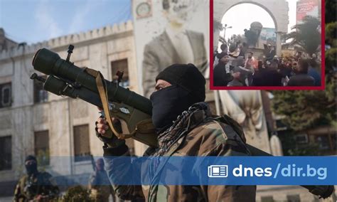 Testing The Assemblies In Damascus Statue Of Bashar Al Assads Father