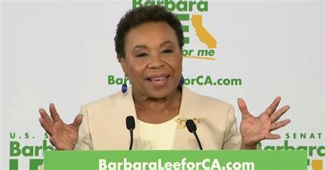 Congresswoman Barbara Lee Launches Campaign For Us Senate Cbs San Francisco