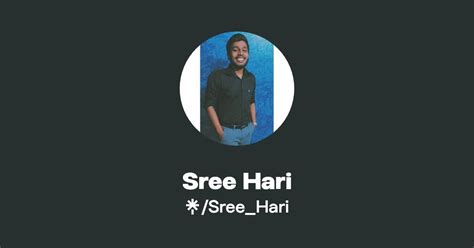 Sree Hari Facebook Linktree
