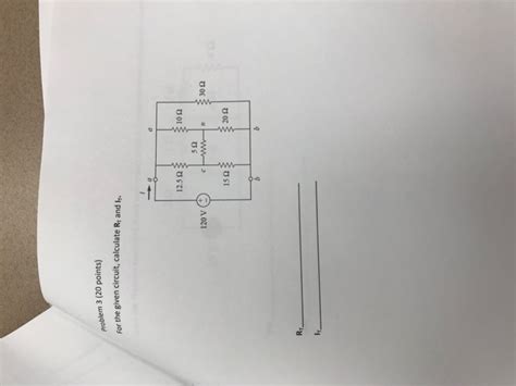 solved problem 3 20 points for the given circuit