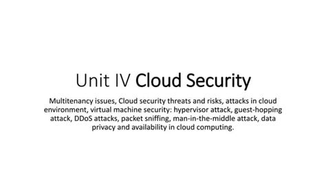 Security On Cloud Computing Pptx