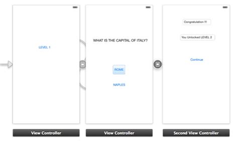 Ios Xcode Using Delegate And Segue To Unlock Button In First