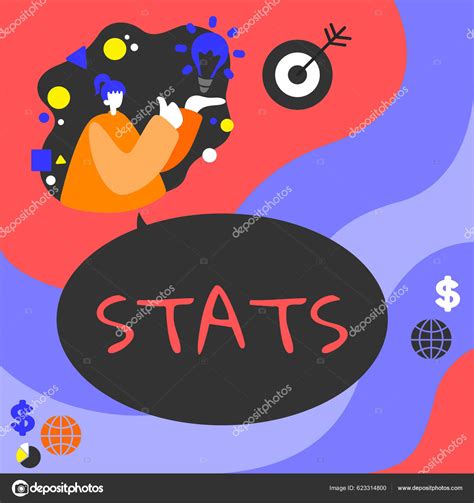 Text Caption Presenting Stats Word Practice Science Collecting Analysing Numerical Stock