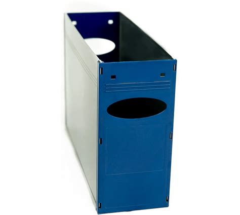 Pp Plastic A4 Blue Solid Filing Container Makro