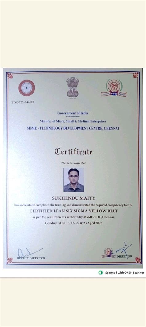 Sukhendu Maity On Linkedin Im Happy To Share That Ive Obtained A New Certification Lean Six