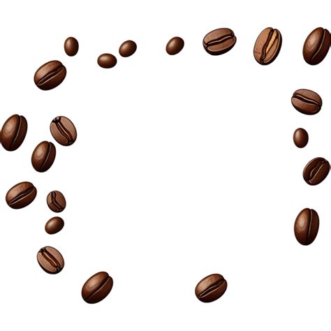 AI Generated Realistic Coffee Beans AI Generative PNG