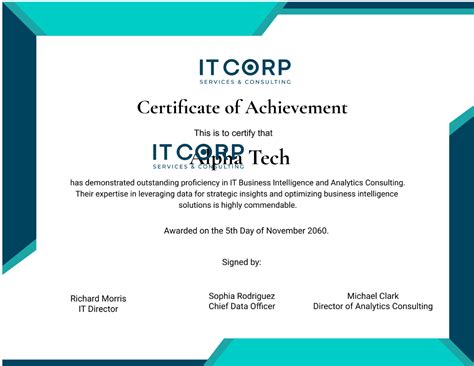 Free It Business Intelligence And Analytics Consulting Certificate
