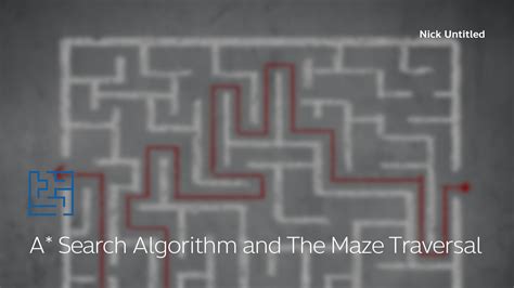 A Search Algorithm And The Maze Traversal Nick Untitled