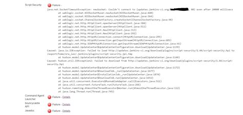 Not Able To Download Plugins Into Jenkins After Deploying Its War File