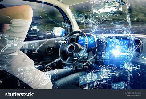 Autonomous Car Concept Driverless Vehicle Stock Photo Shutterstock