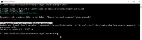 App React Failed To Compile Issue Ionic Team Stencil Ds Plugins Demo GitHub