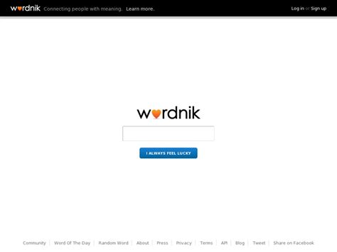 Wordnik Word Of The Day Words Feelings