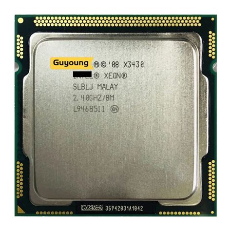 Xeon X3430 2 4 Ghz Used Quad Core Quad Thread 95w Cpu Processor Lga 1156 Shopee Philippines