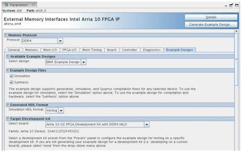 Intel Ug 20118 External Memory Interfaces Arria 10 Fpga Ip Design