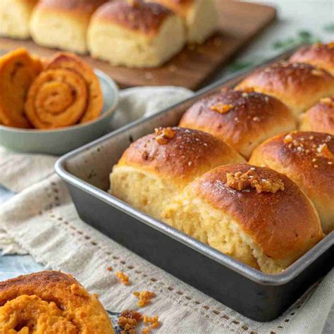 Sweet Potato Rolls Recipe Fluffy Orange Dinner Rolls