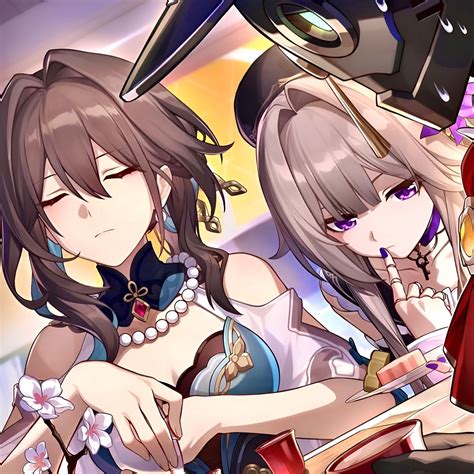 Ruan Mei And Herta Star Rail Stars Character Design Anime