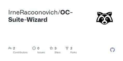 GitHub IrneRacoonovich OC Suite Wizard