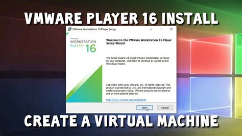 Vmware Workstation Player Installation And How To Create A Virtual Machine Guide YouTube