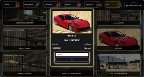 Advanced Auction System [esx Qbcore] Releases Cfx Re Community