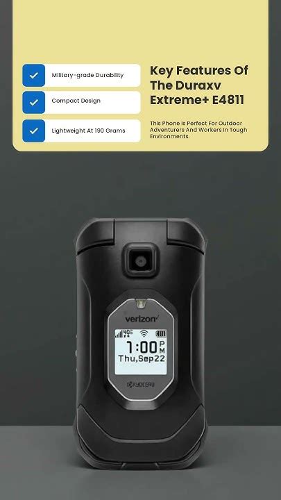 Introducing The Kyocera Duraxv Extreme E4811 Youtube