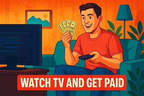 Watch Tv And Get Paid Start Today