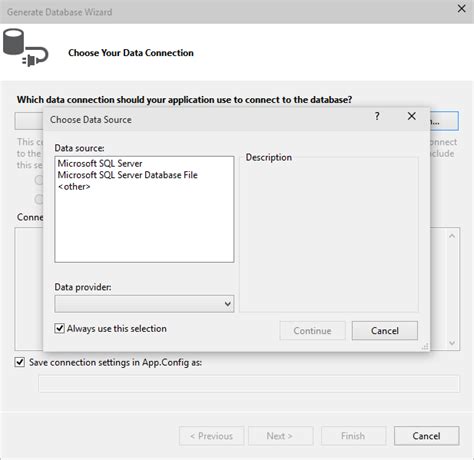C Generating Sqlite Database From Model At Vs 2015 And Ef7 Stack Overflow