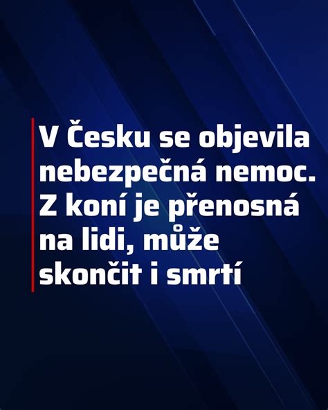 Cnn Prima News Nebezpečná Nemoc V Česku Facebook