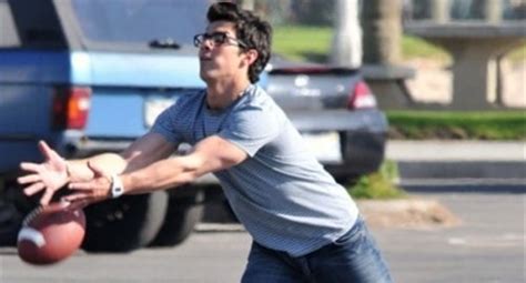 The Jonas Brothers Play Football