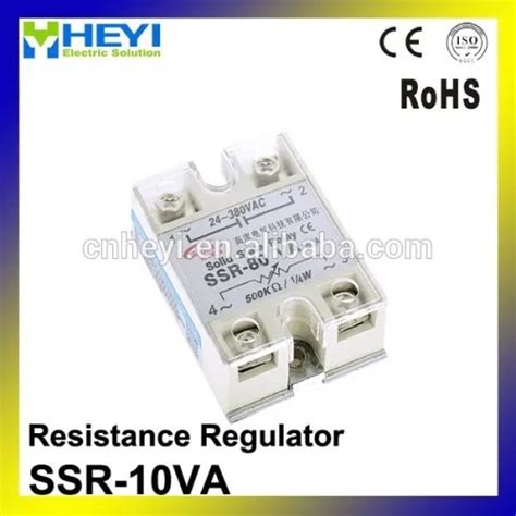 Ssr 10va Electrical Relay Ssr 10a Single Phase Power Regulator Ssr