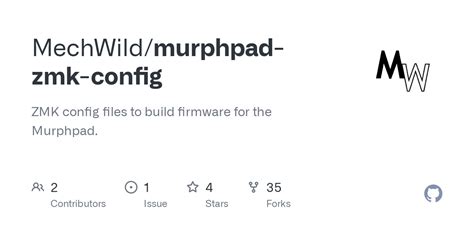 Github Mechwild Murphpad Zmk Config Zmk Config Files To Build Firmware For The Murphpad
