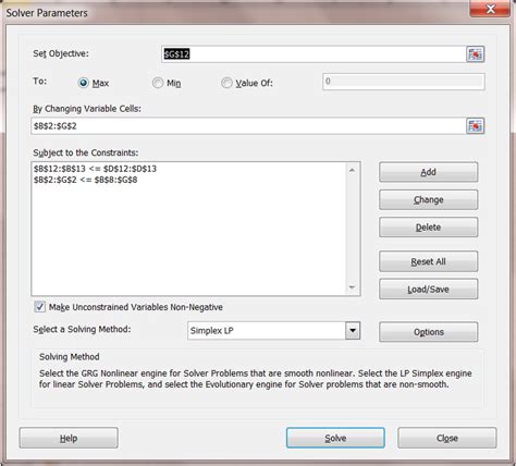 how to calculate optimal product mix with ms excel “solver” to maximize