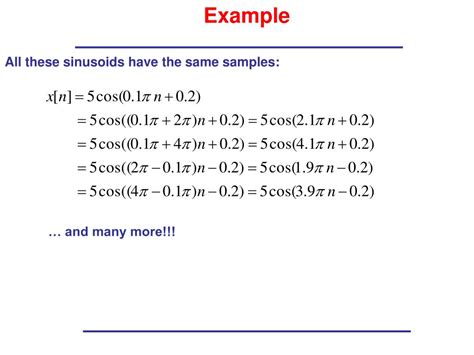 PPT Frequency Domain Representation Of Sinusoids Continuous Time PowerPoint Presentation ID