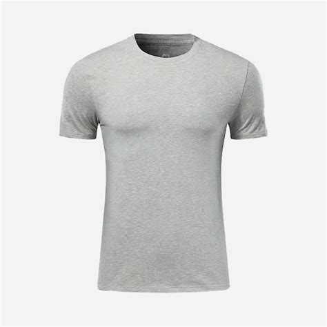 Cotton Men T Shirt Grey Casualselect
