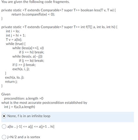 Solved Data Structures In Java Precondition Alength
