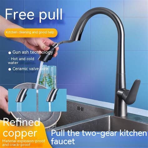 Kitchen Mixer With Invisible Hidden Pull Out Spray Furniture And Home