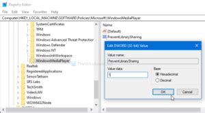 Prevent Users From Sharing Media Via Windows Media Player