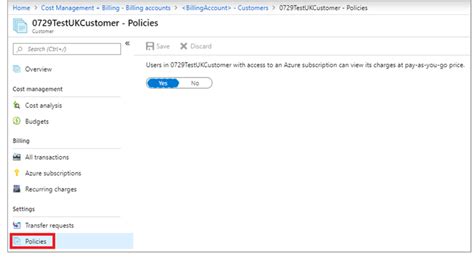 Trying To Allow A Customer On An Azure Plan See Charges Microsoft Qanda