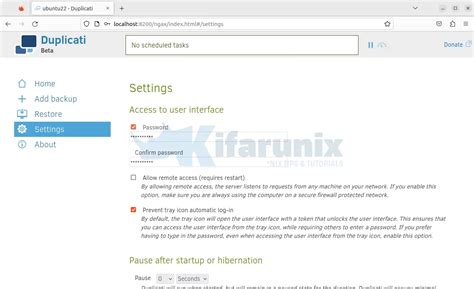 how to install duplicati backup client on ubuntu 22 04
