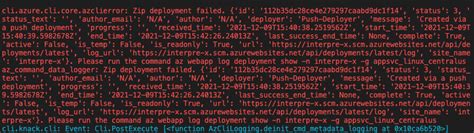 az webapp up zip deployment fail microsoft qanda