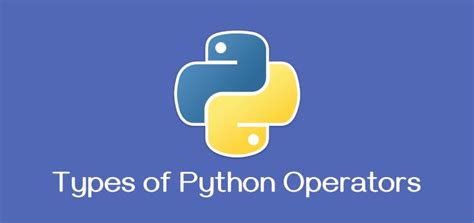 Florin Lungu On Linkedin Types Of Operators In Python A Beginner