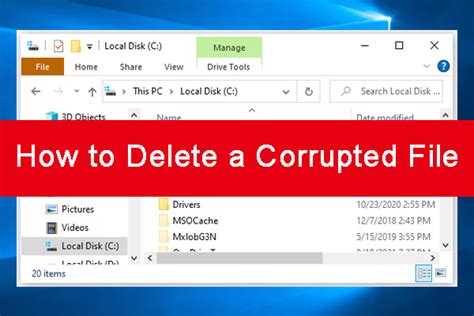 how to delete a corrupted file on windows 10 11 [6 easy ways]