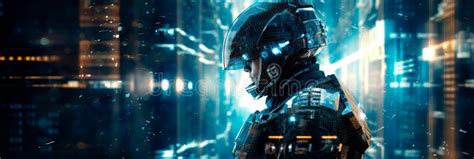 Programmer In A Space Age Suit Symbolizing The Future Of Coding In Space Technology Stock