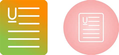 Document Underline Vector Icon 40607388 Vector Art At Vecteezy